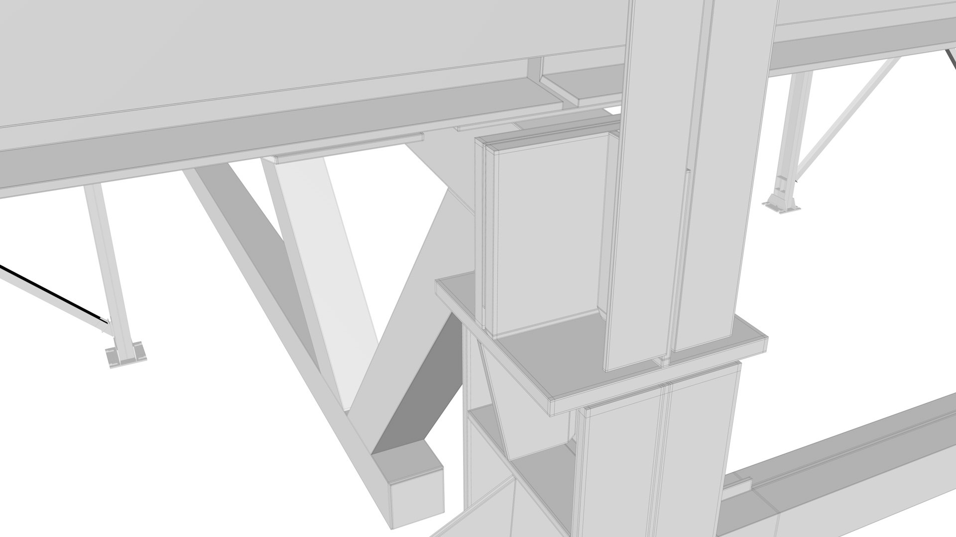 Metal Structures Of The Electroplating Shop Building 3D Model ...