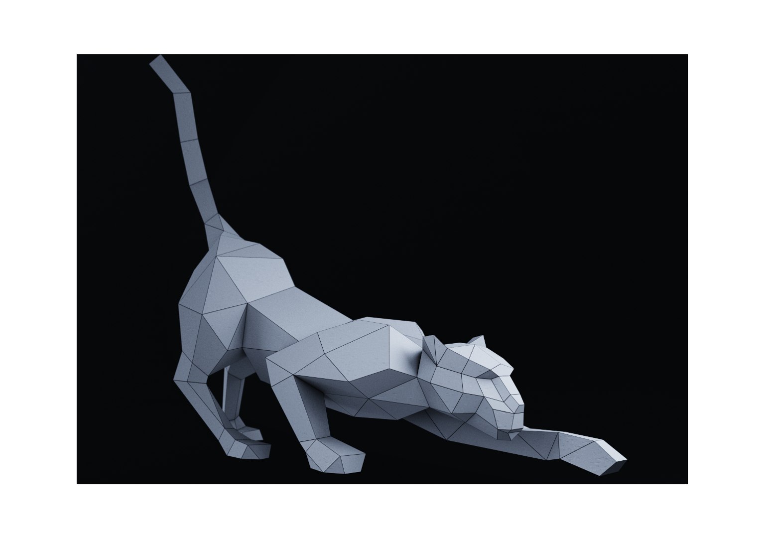 3D panther papercraft model - TurboSquid 1393291
