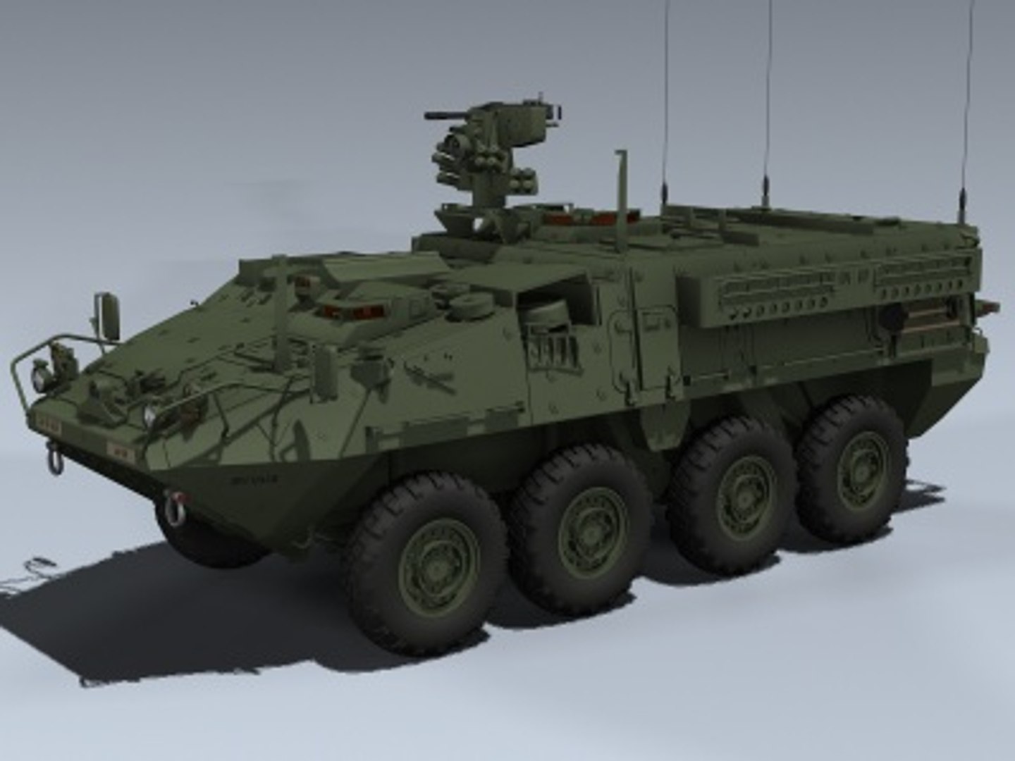 3d M1126 Stryker Icv 2 Model