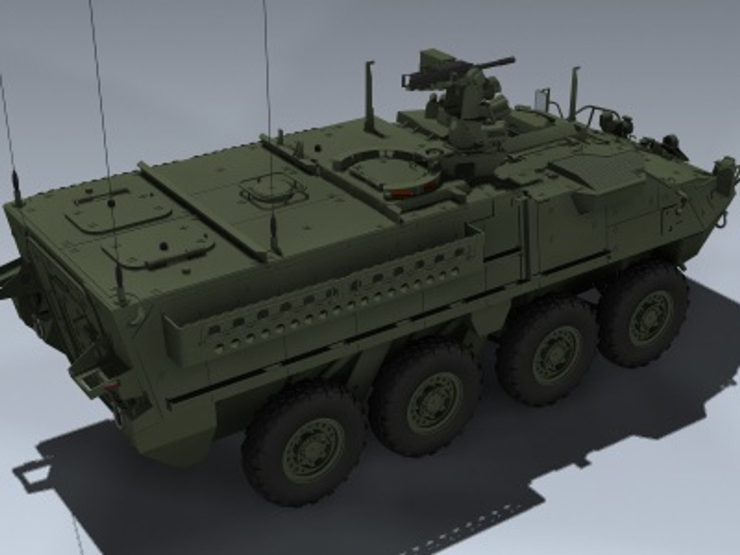 3d M1126 Stryker Icv 2 Model