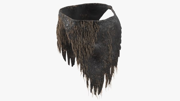 3D rag loincloth fur clothes - TurboSquid 1699102