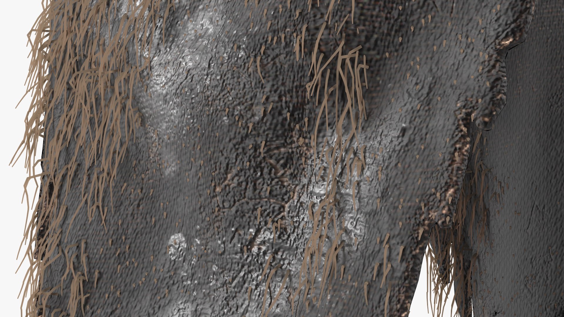 3D Rag Loincloth Fur Clothes - TurboSquid 1699102