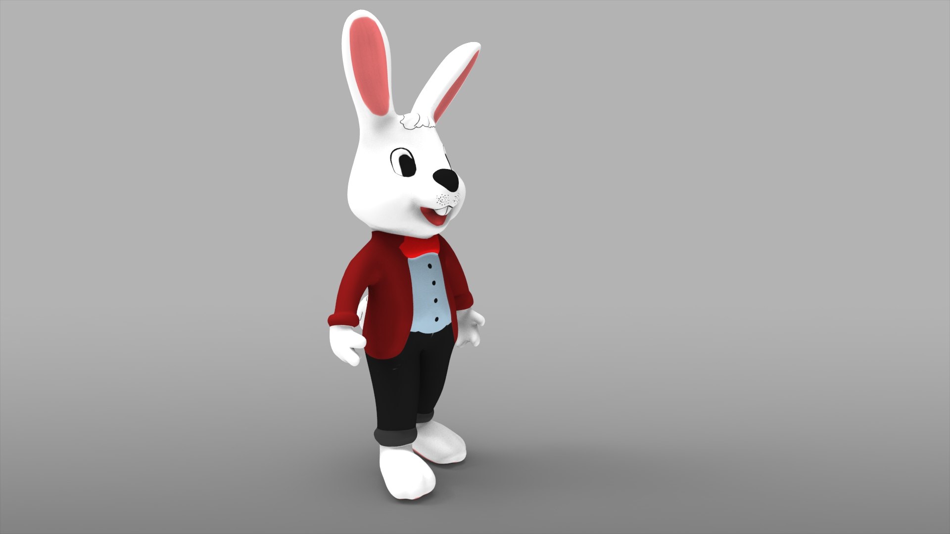 3D Rabbit Character Rigged Model - TurboSquid 1389821