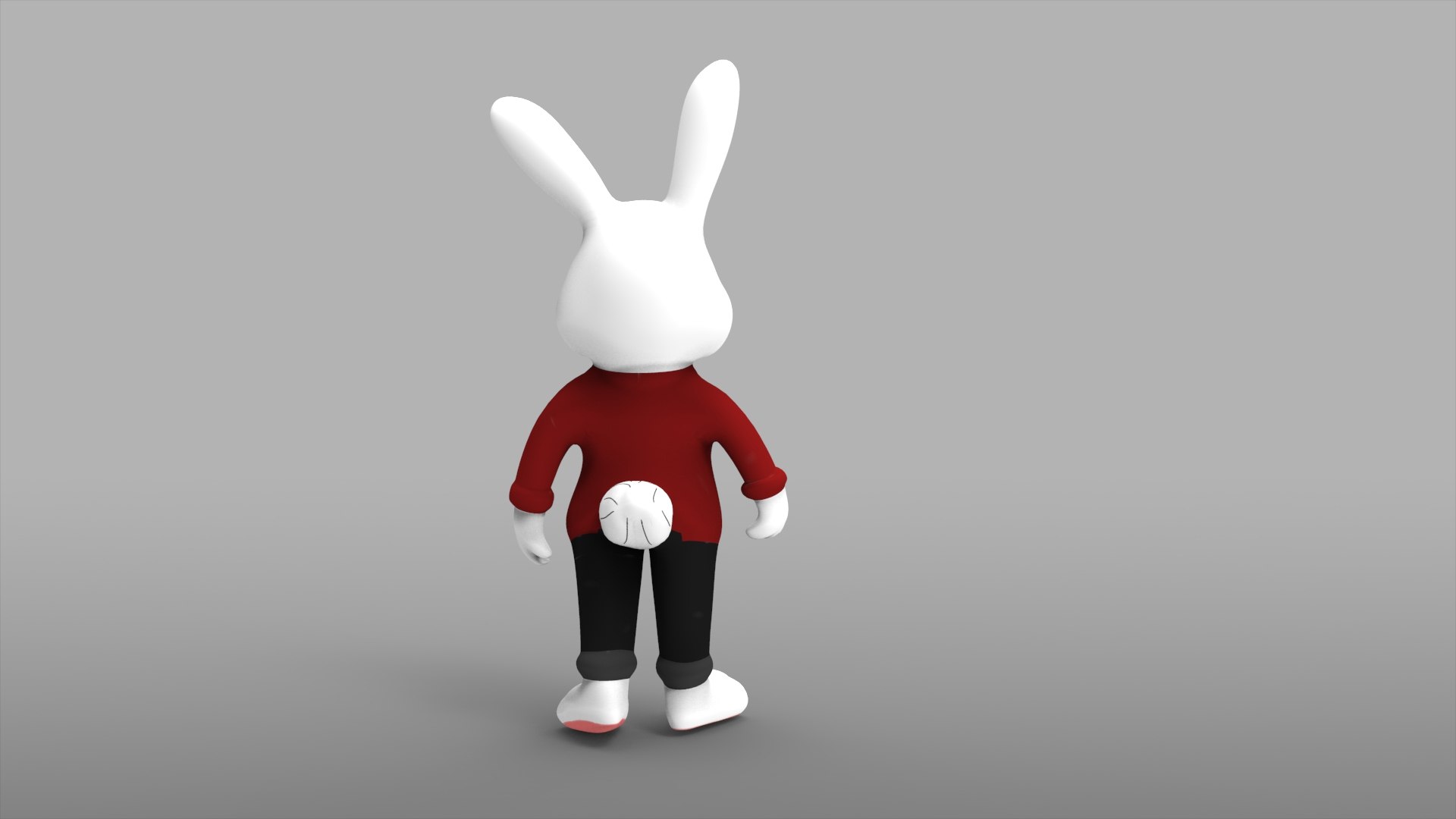 3D Rabbit Character Rigged Model - TurboSquid 1389821