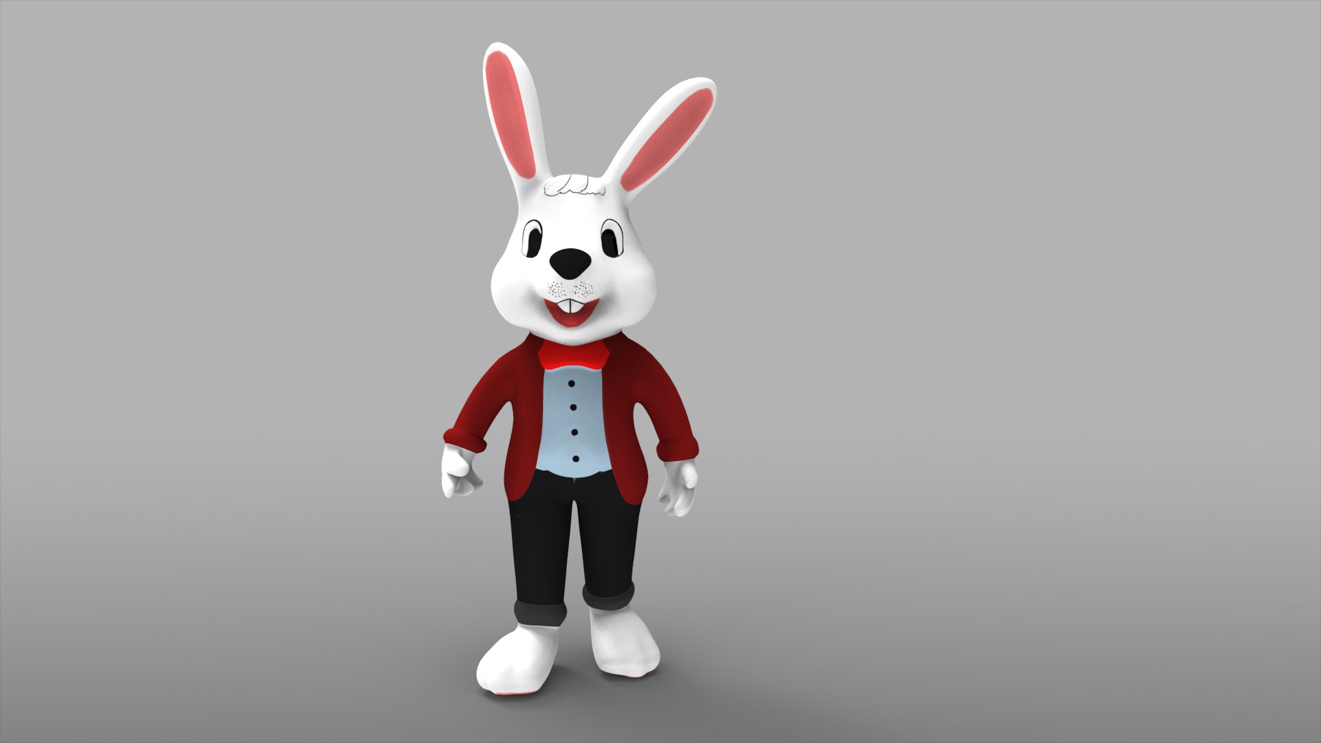 3D Rabbit Character Rigged Model - TurboSquid 1389821