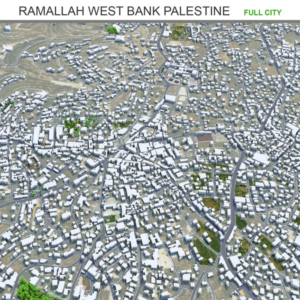3D Ramallah West Bank Palestine model - TurboSquid 2042531