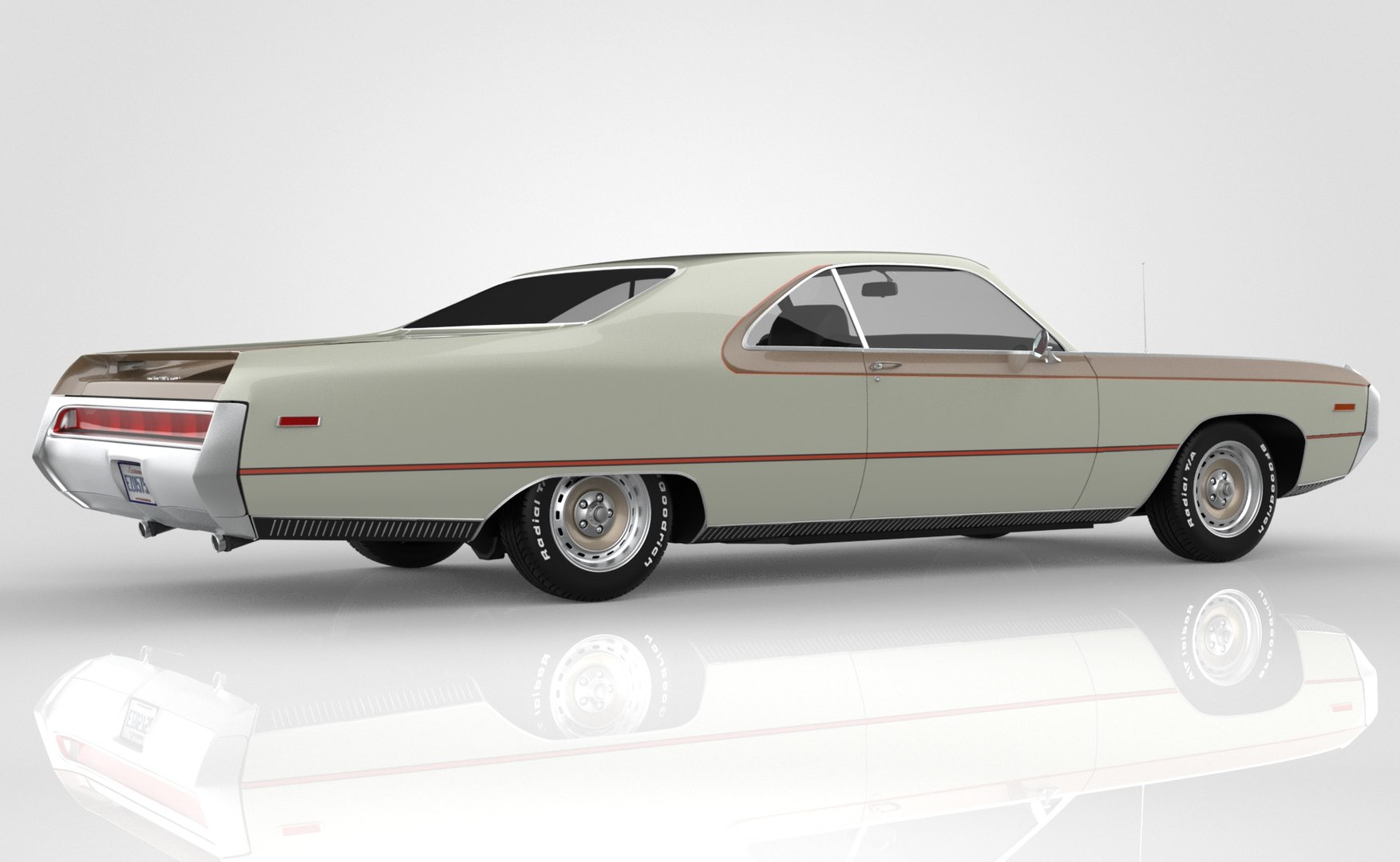 Chrysler 300 Hurst 1970 Model - TurboSquid 2010188