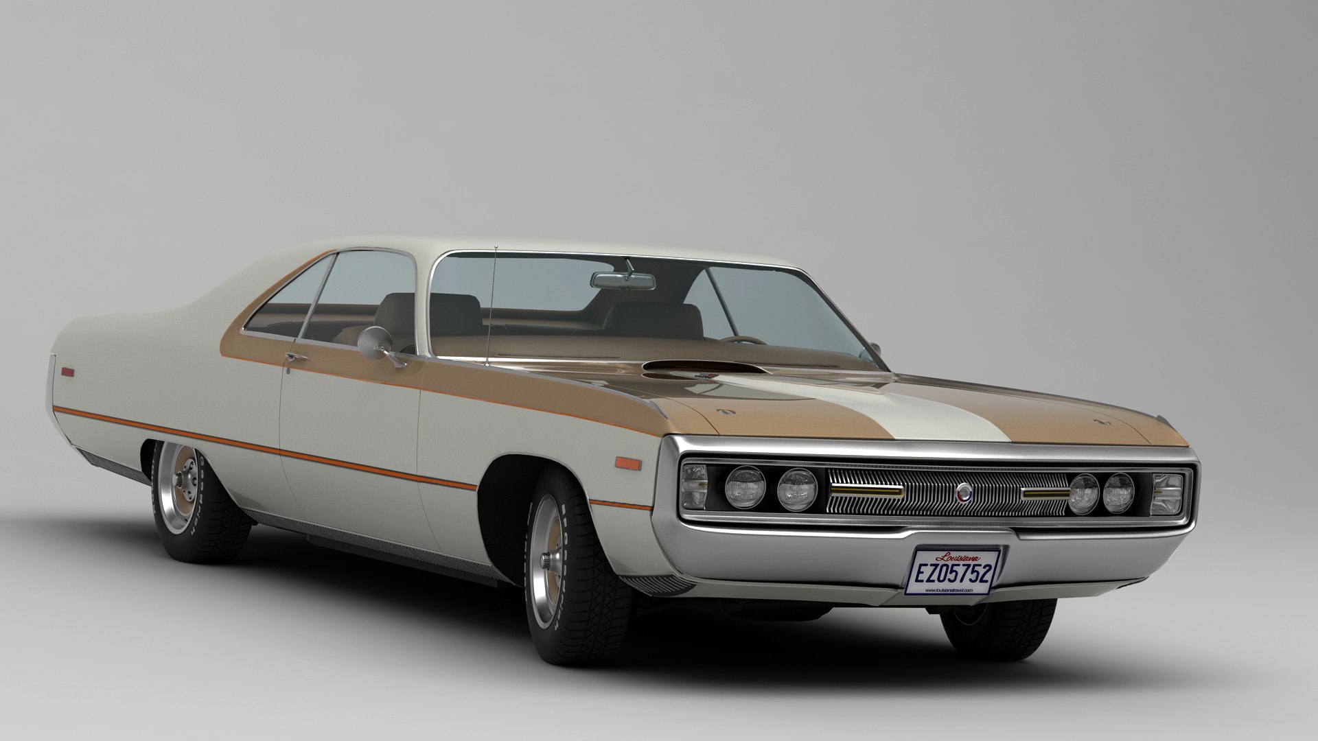 Chrysler 300 Hurst 1970 Model - TurboSquid 2010188