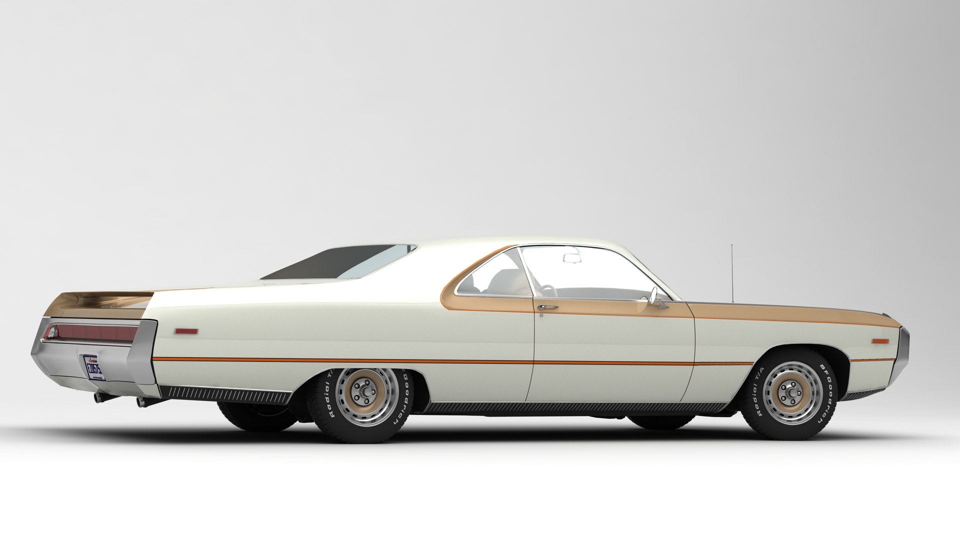 Chrysler 300 Hurst 1970 Model - TurboSquid 2010188