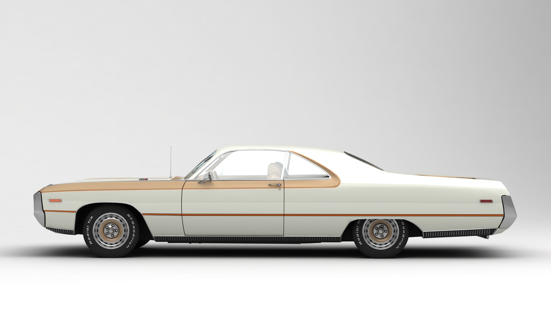 Chrysler 300 Hurst 1970 Model - TurboSquid 2010188