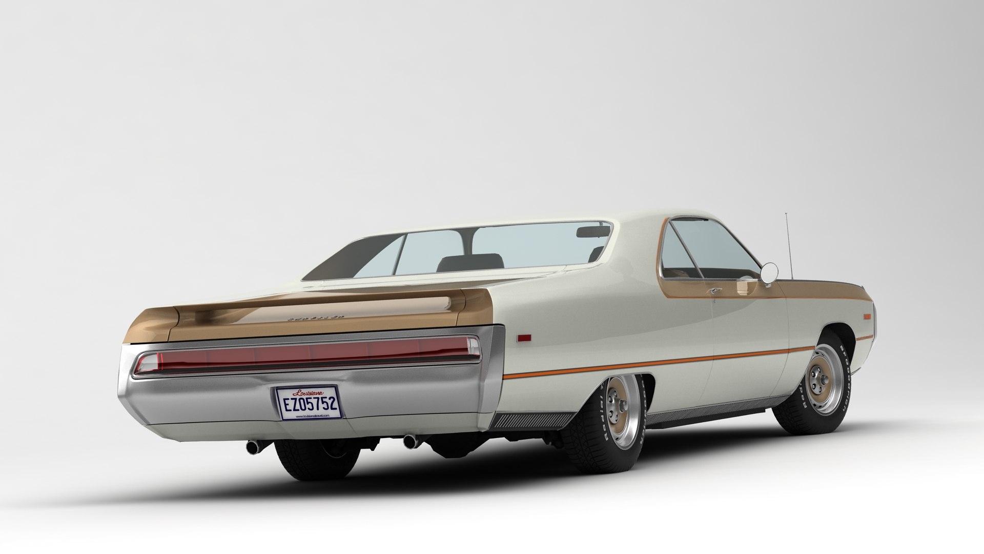 Chrysler 300 Hurst 1970 Model - TurboSquid 2010188