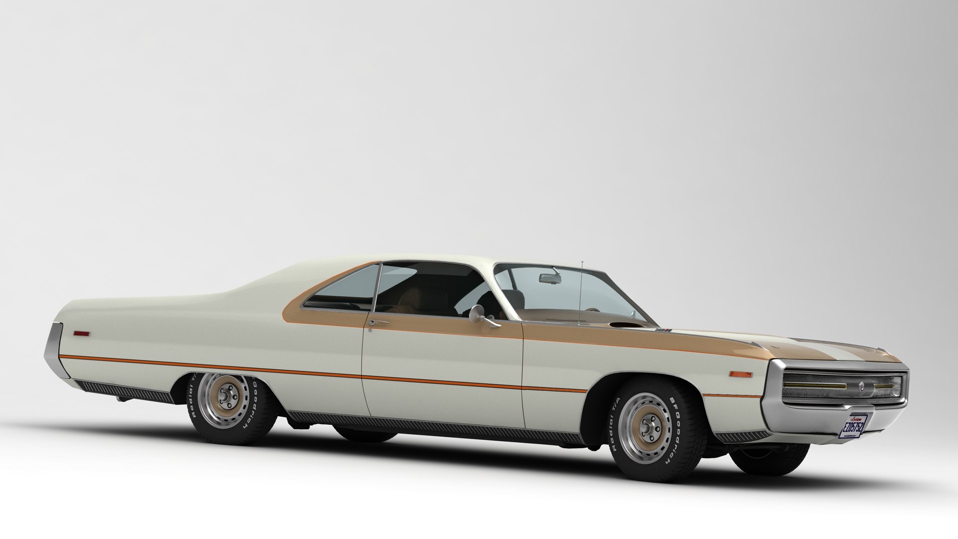 Chrysler 300 Hurst 1970 Model - TurboSquid 2010188