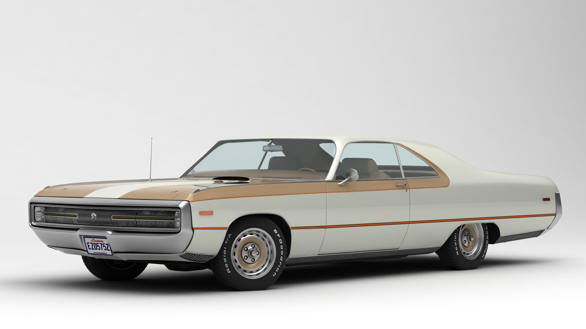 Chrysler 300 Hurst 1970 Model - TurboSquid 2010188