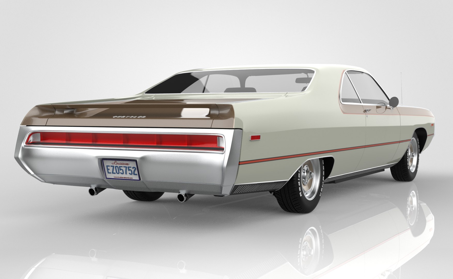 Chrysler 300 Hurst 1970 Model - TurboSquid 2010188