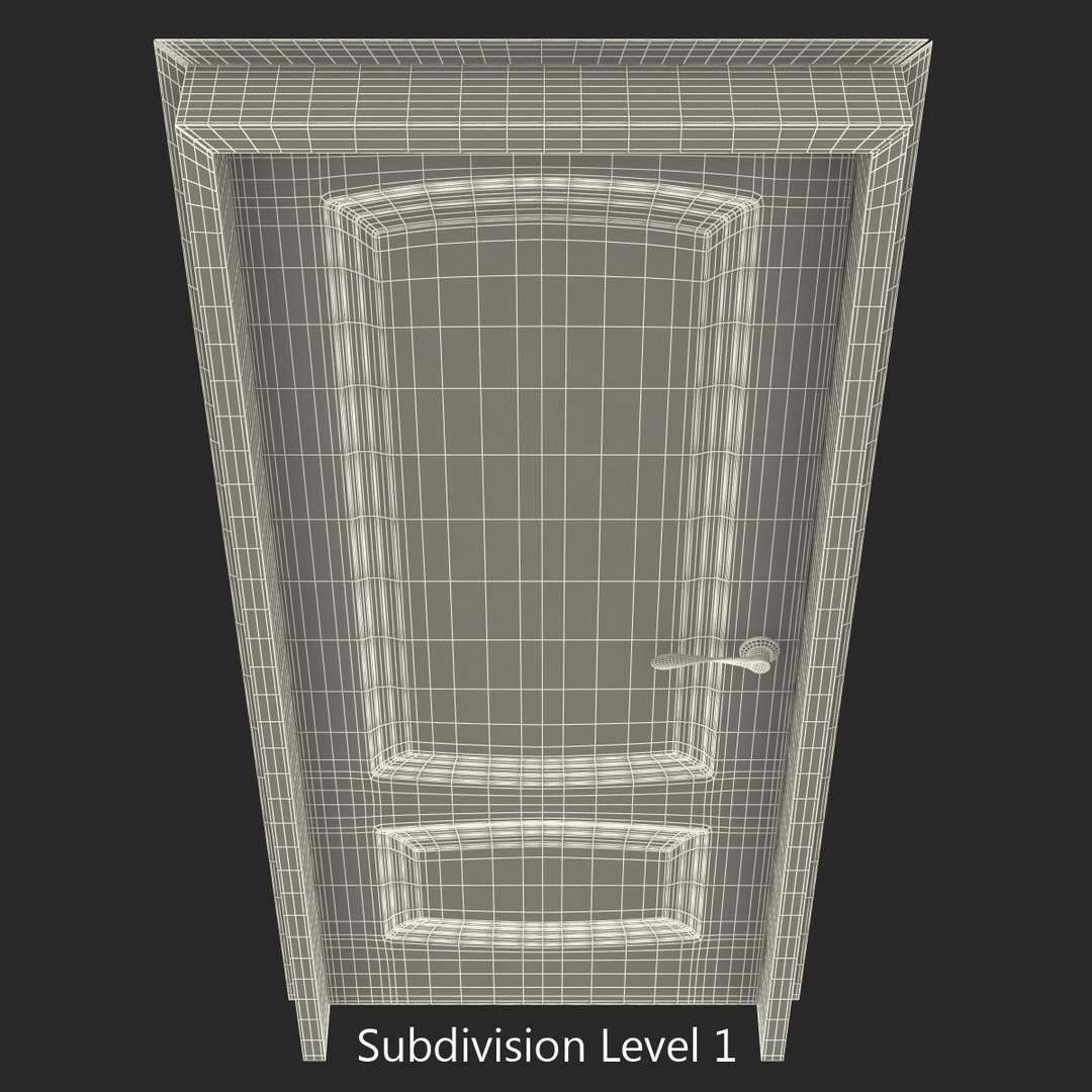 3d Solid Wooden Door