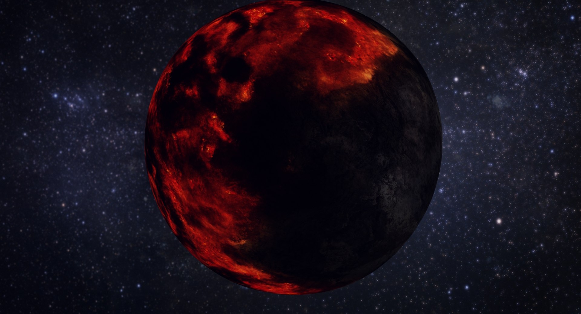 3d model planet 55 cancri e
