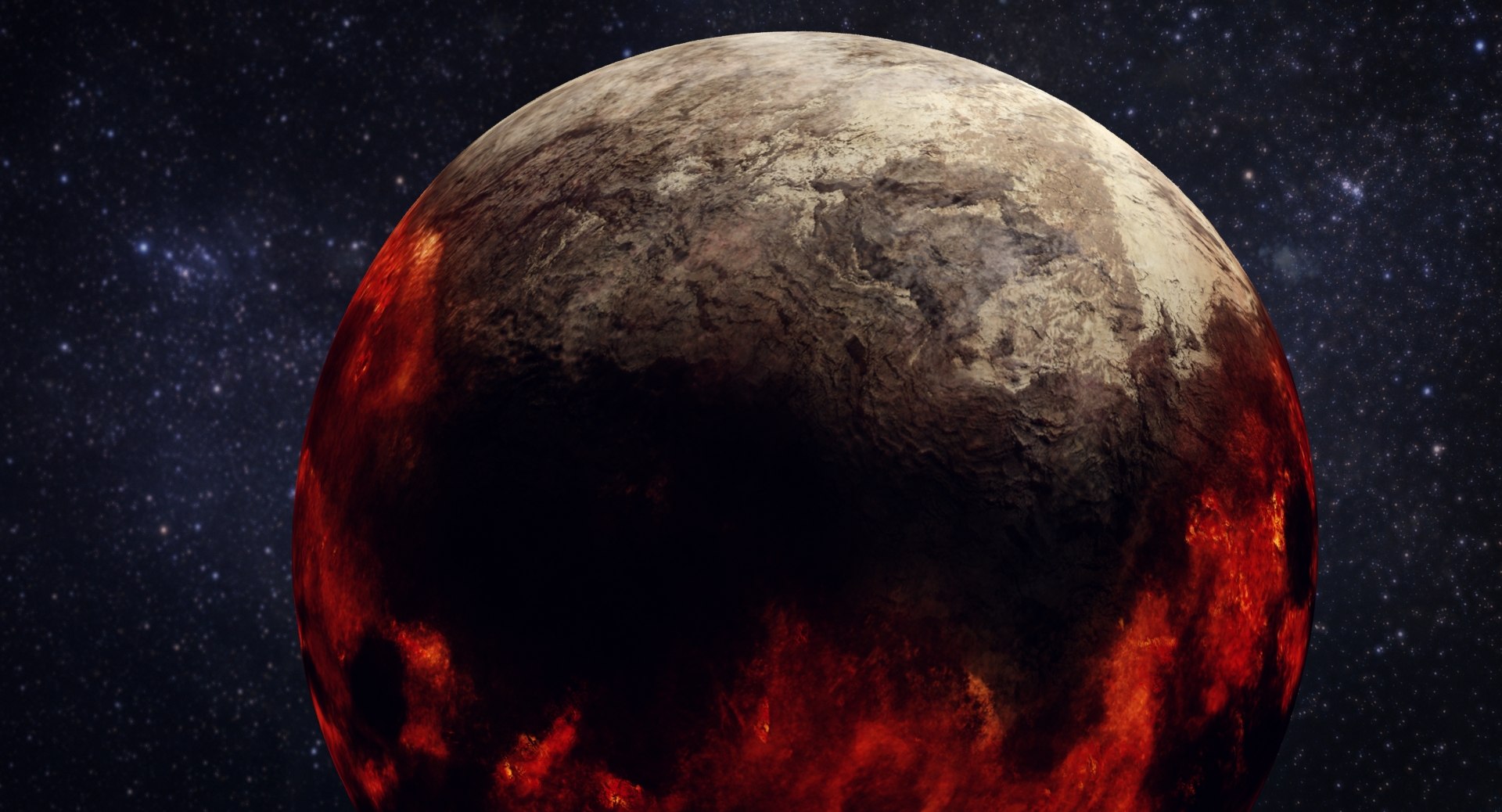3d model planet 55 cancri e