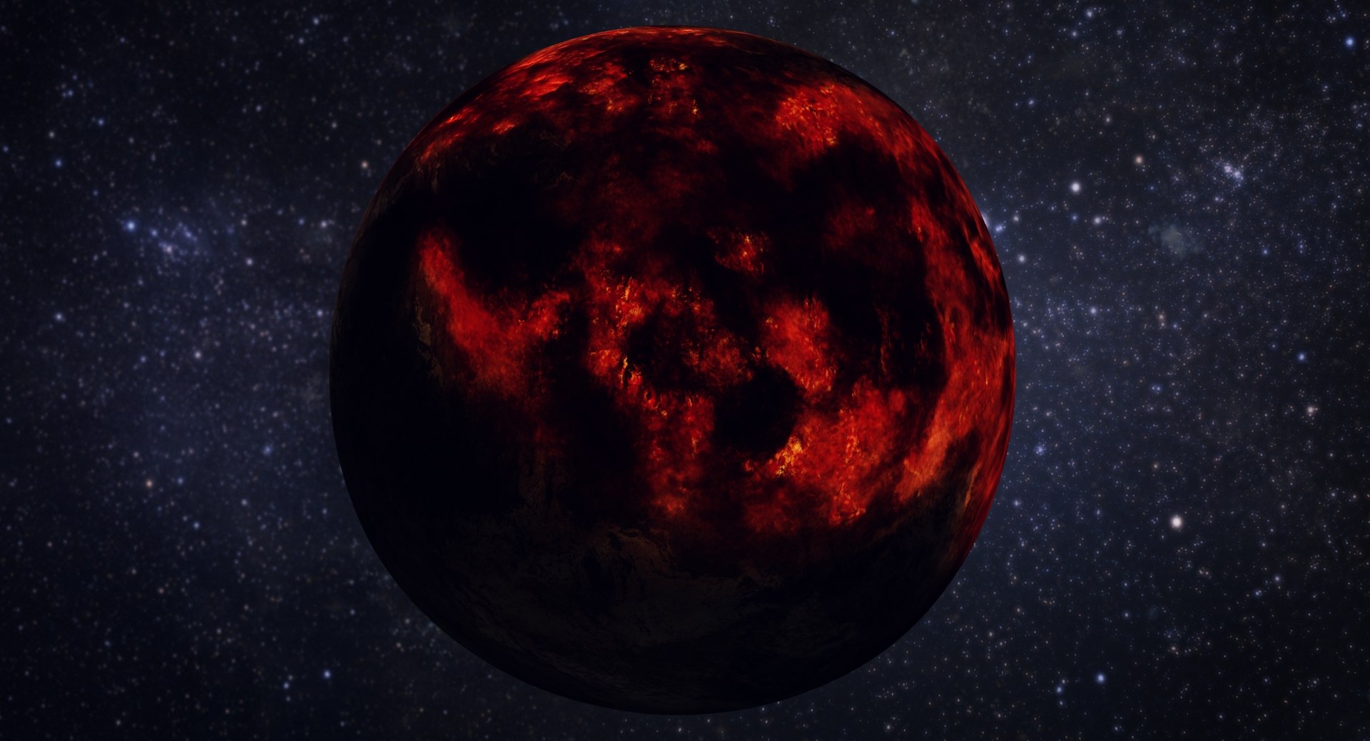 3d model planet 55 cancri e
