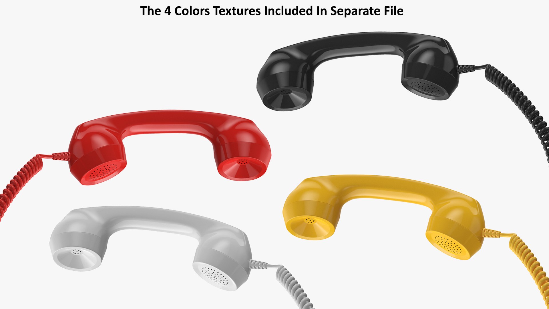 Phone Handset 04 3D - TurboSquid 2006741