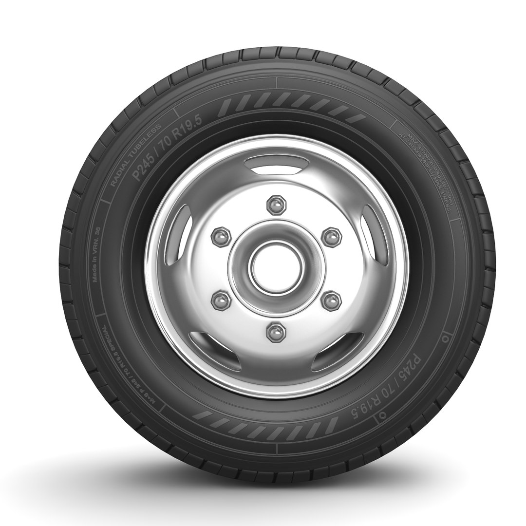 Truck Wheel Model - TurboSquid 1360380