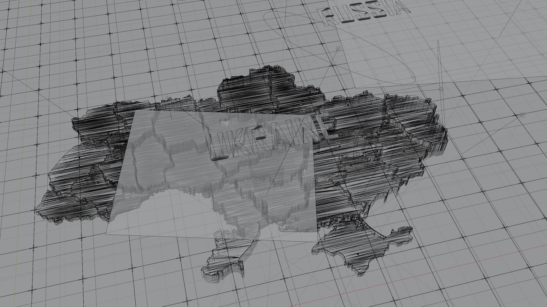 3D Ukraine Detailed Map With Animated Model - TurboSquid 1908814