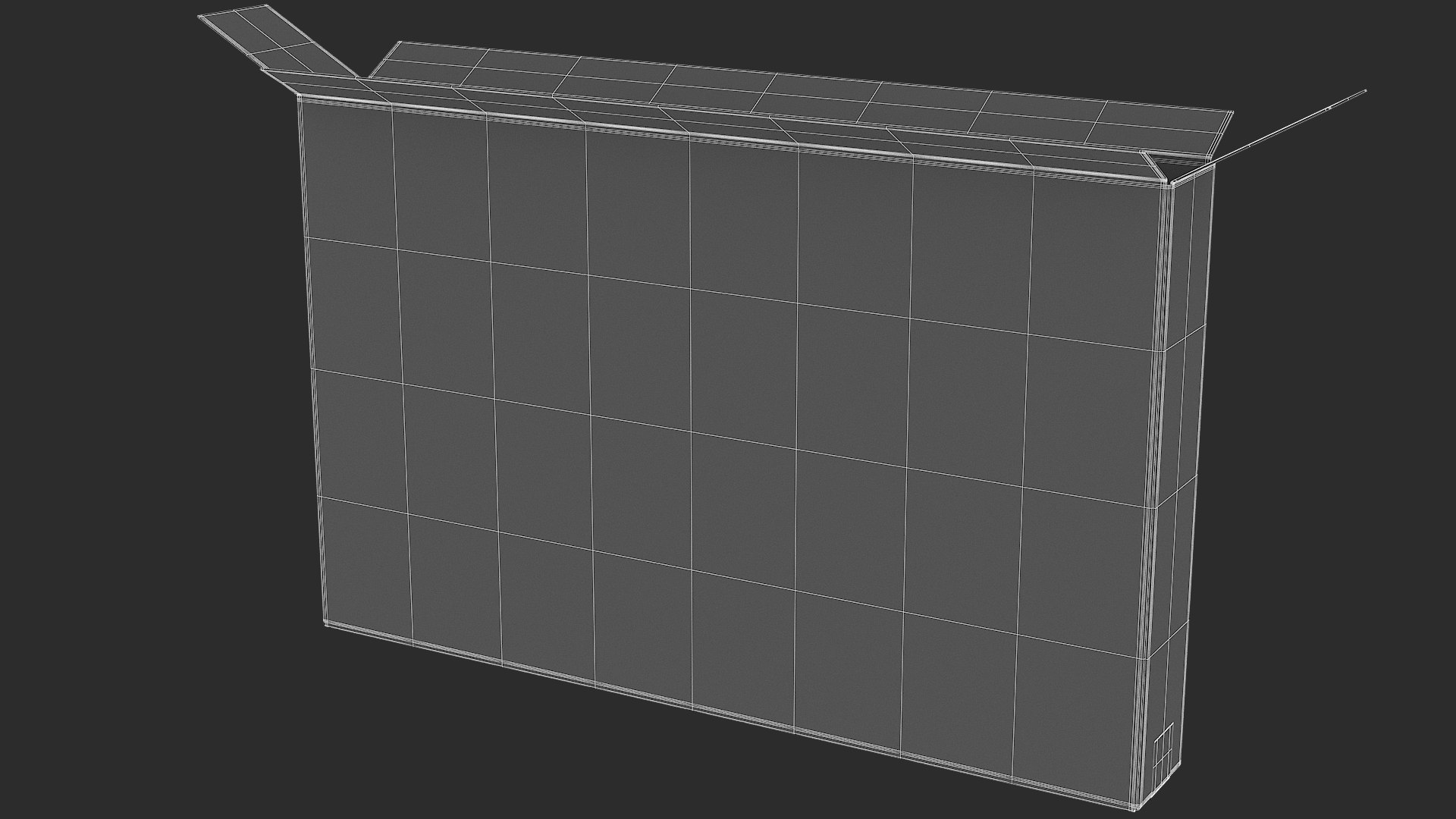 3D Cardboard Box 7 Open V1 - TurboSquid 2287091