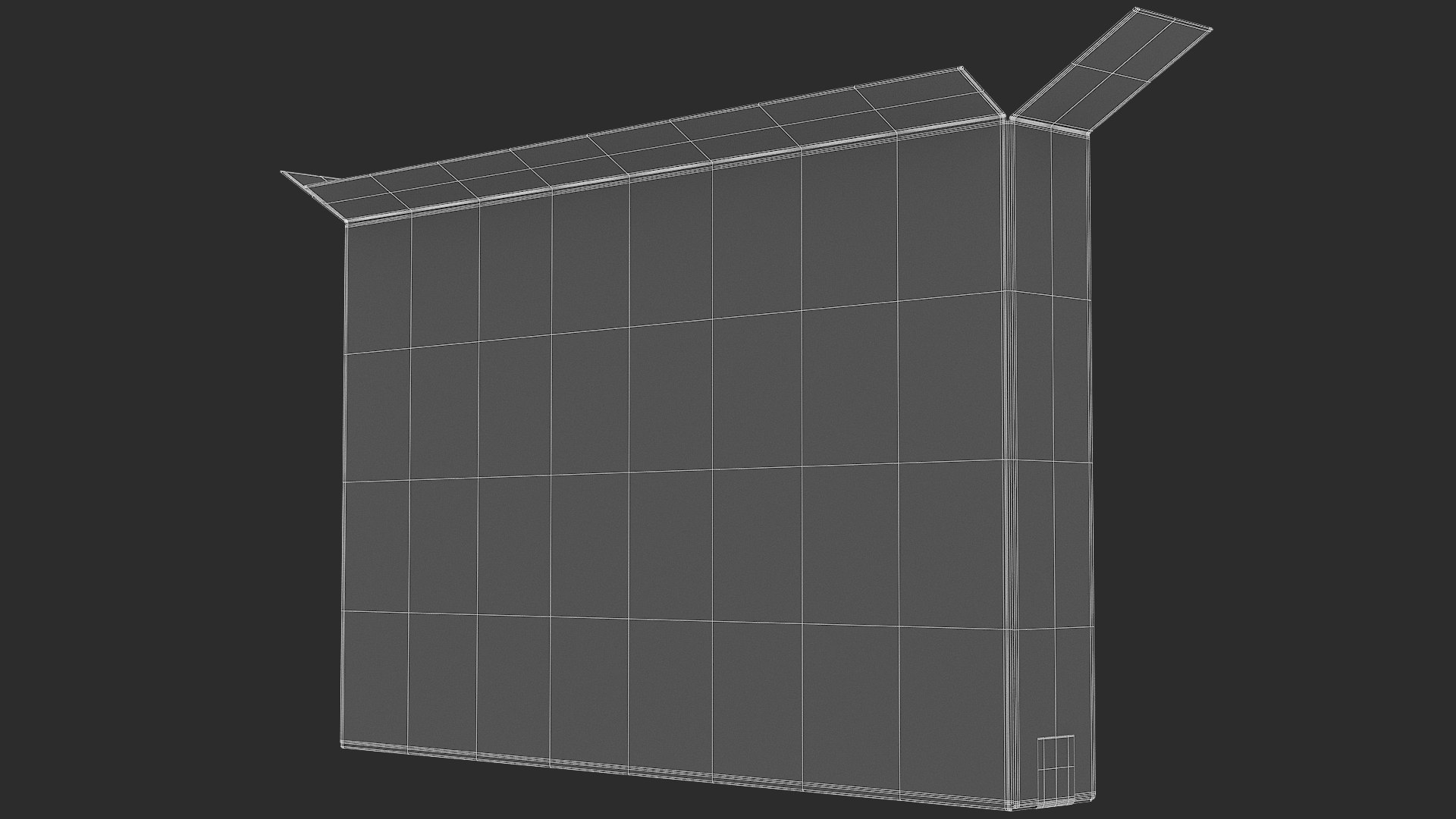 3D Cardboard Box 7 Open V1 - TurboSquid 2287091