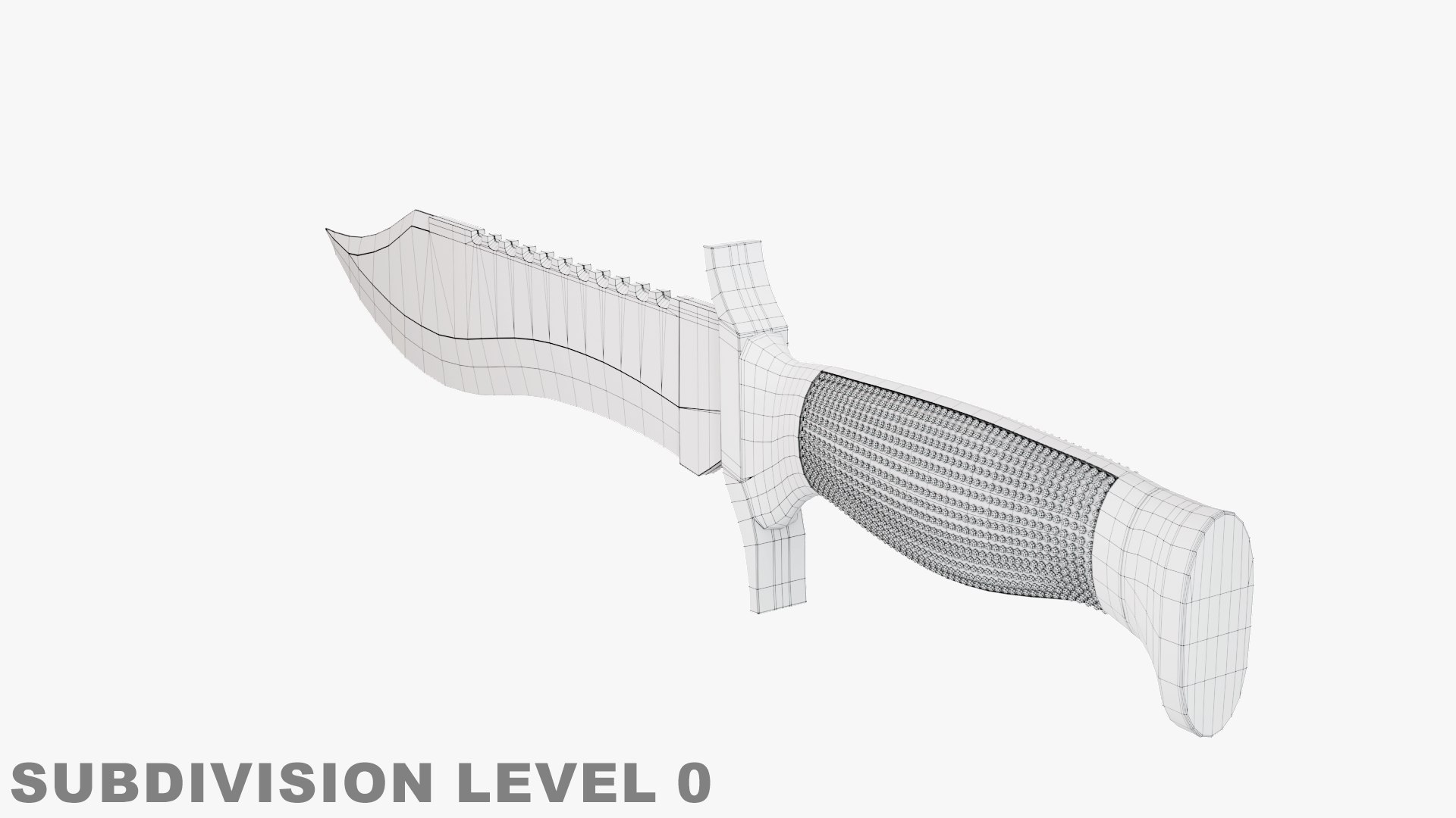 Tacitcal Fixed Knife 3D Model - TurboSquid 2083906