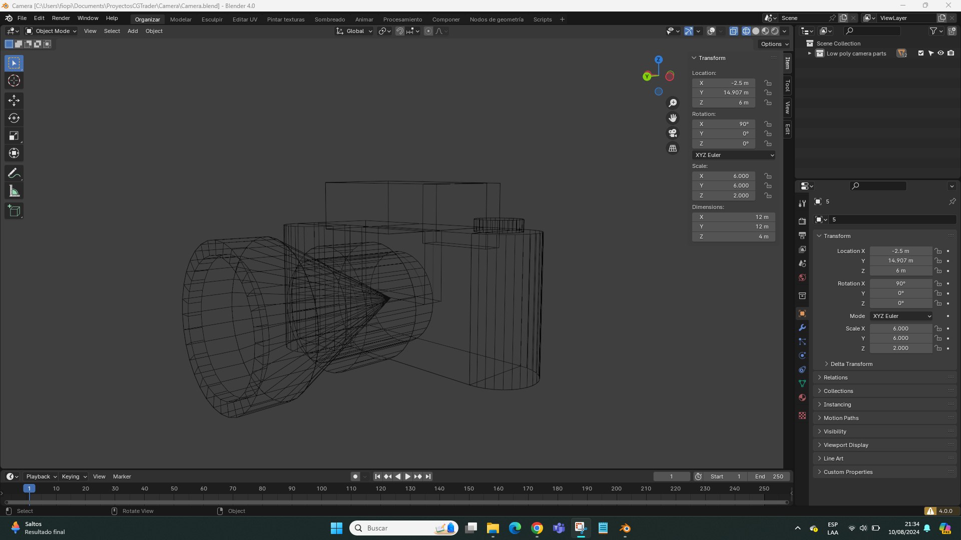 Free 3D Low-poly Camera - TurboSquid 2266515