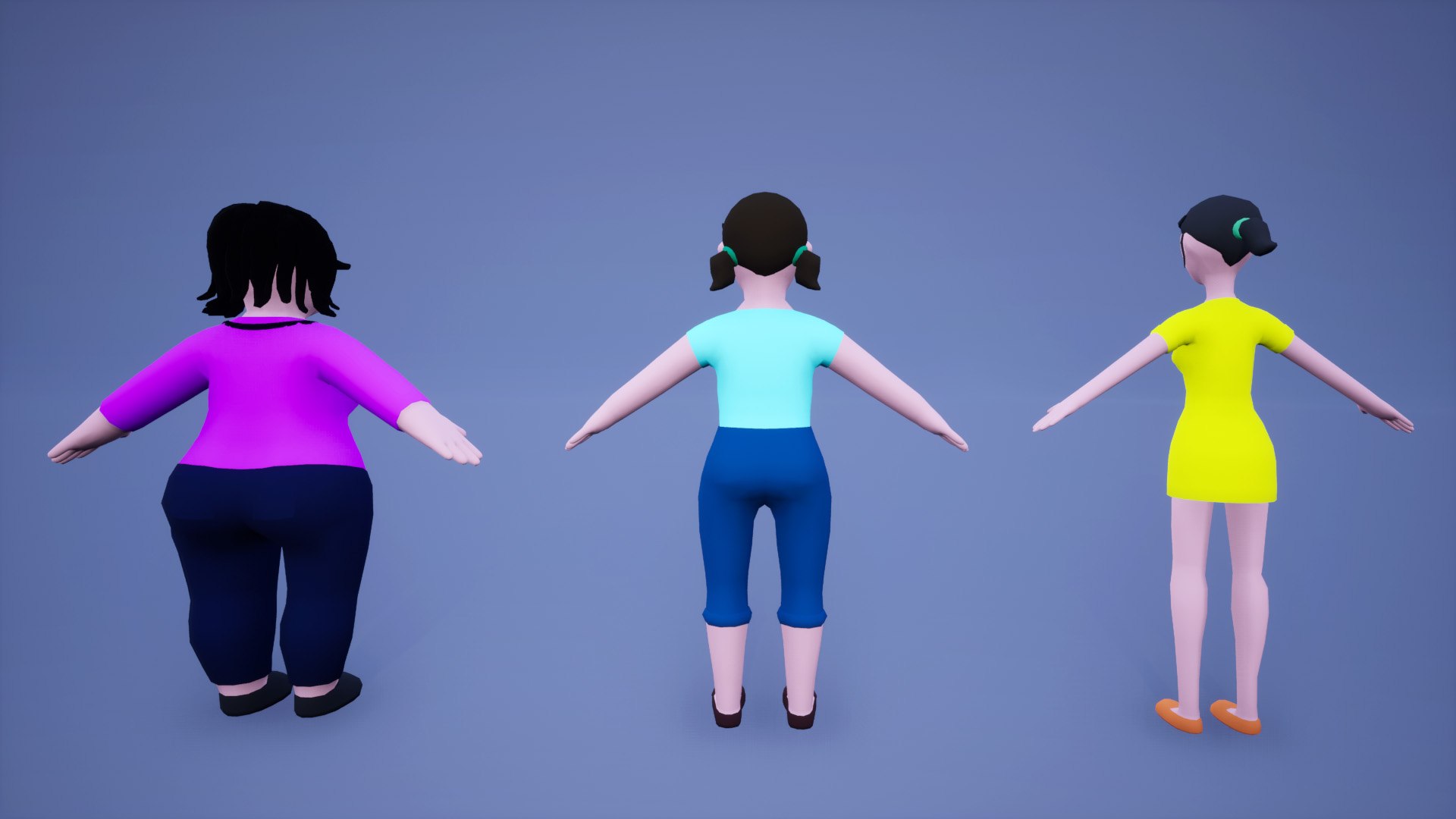 3D Citizens With Props - TurboSquid 2327245