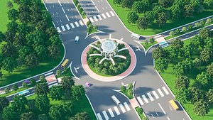 3D Roundabout Models | TurboSquid