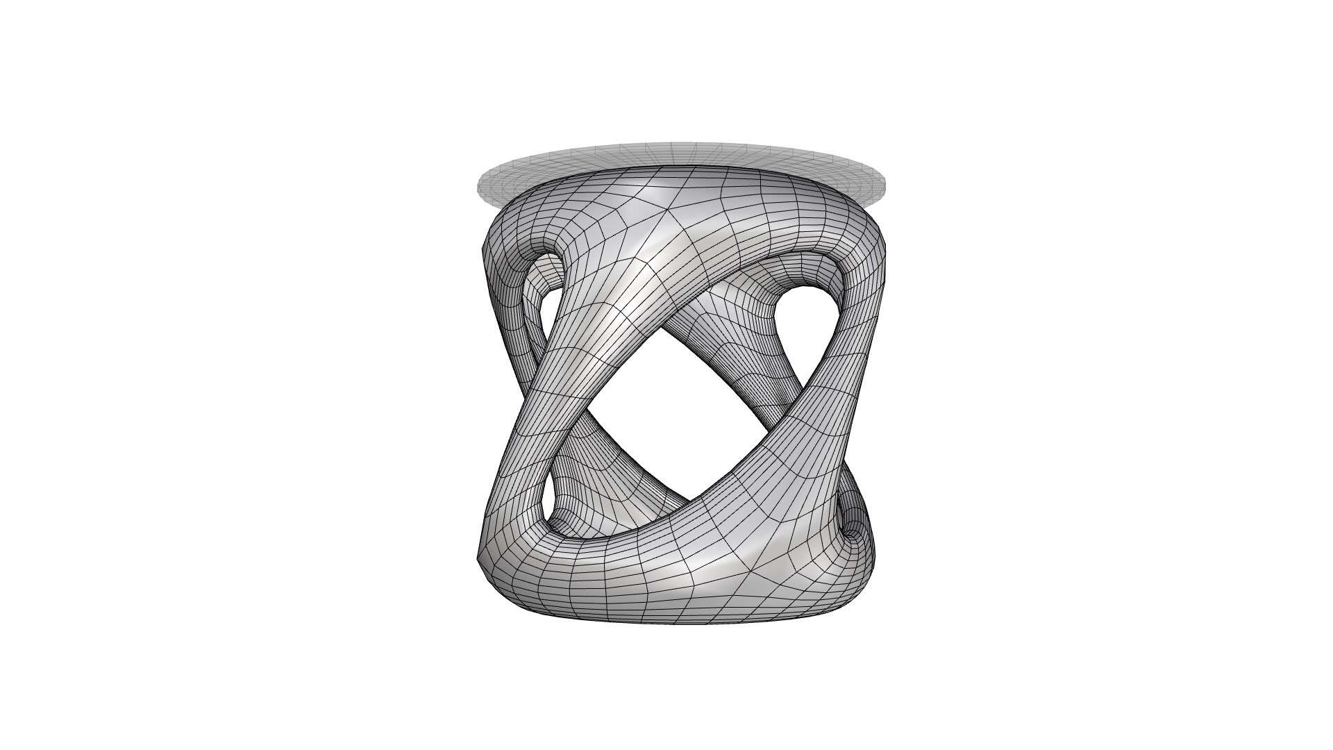 Twisted Table LOW Density 3D Model - TurboSquid 2179207