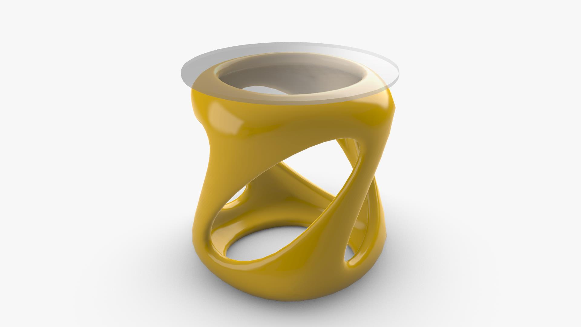 Twisted Table LOW Density 3D Model - TurboSquid 2179207