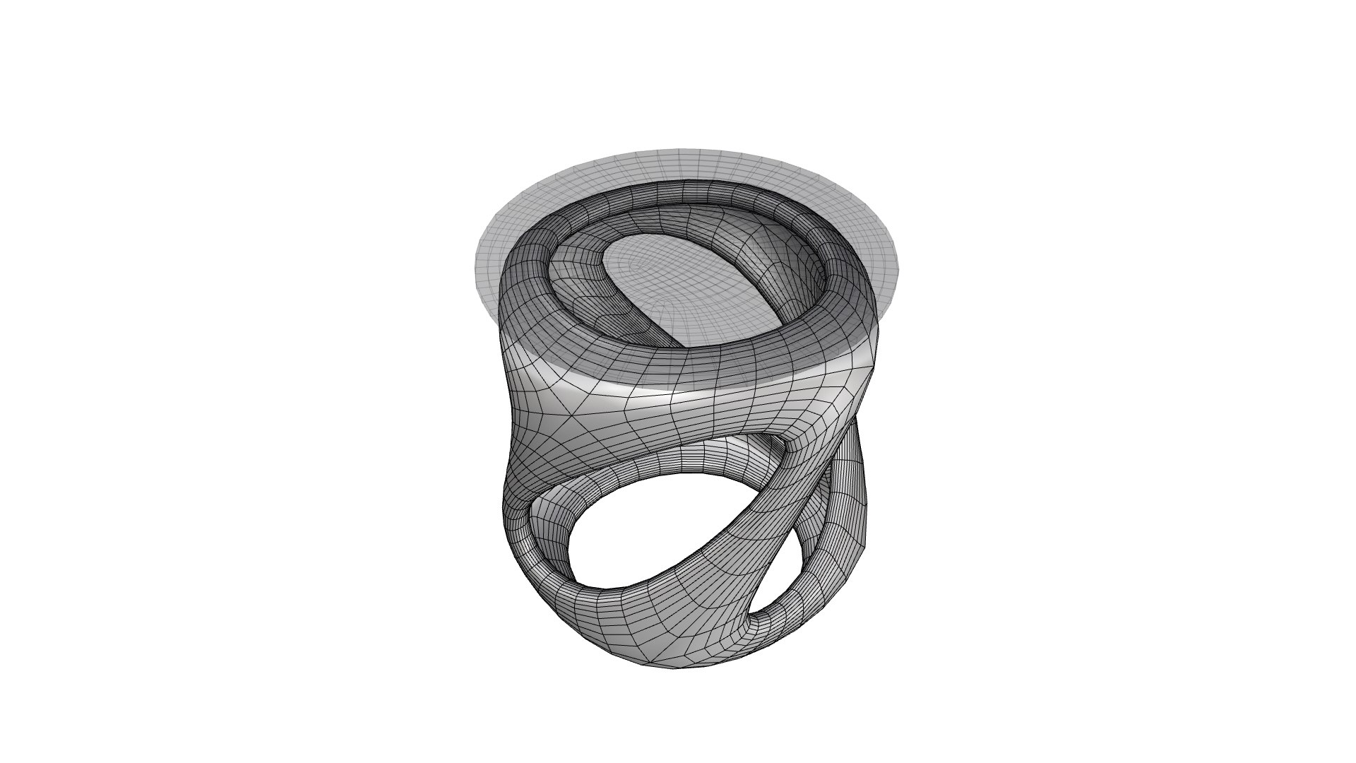 Twisted Table LOW Density 3D Model - TurboSquid 2179207