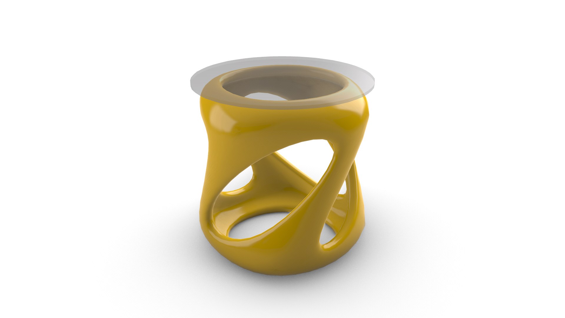 Twisted Table LOW Density 3D Model - TurboSquid 2179207