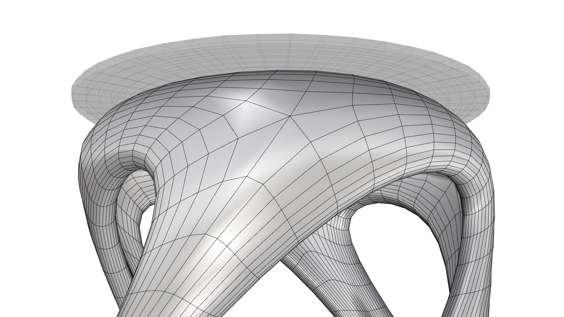 Twisted Table LOW Density 3D Model - TurboSquid 2179207