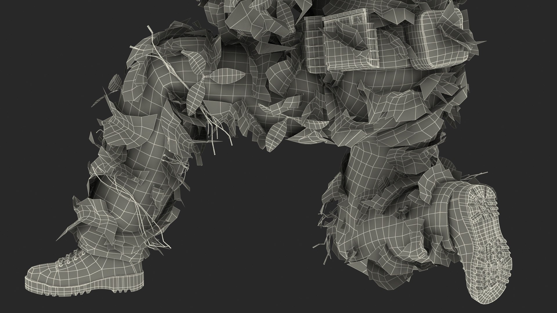 Sniper Kneeling Position 3D - TurboSquid 1989380