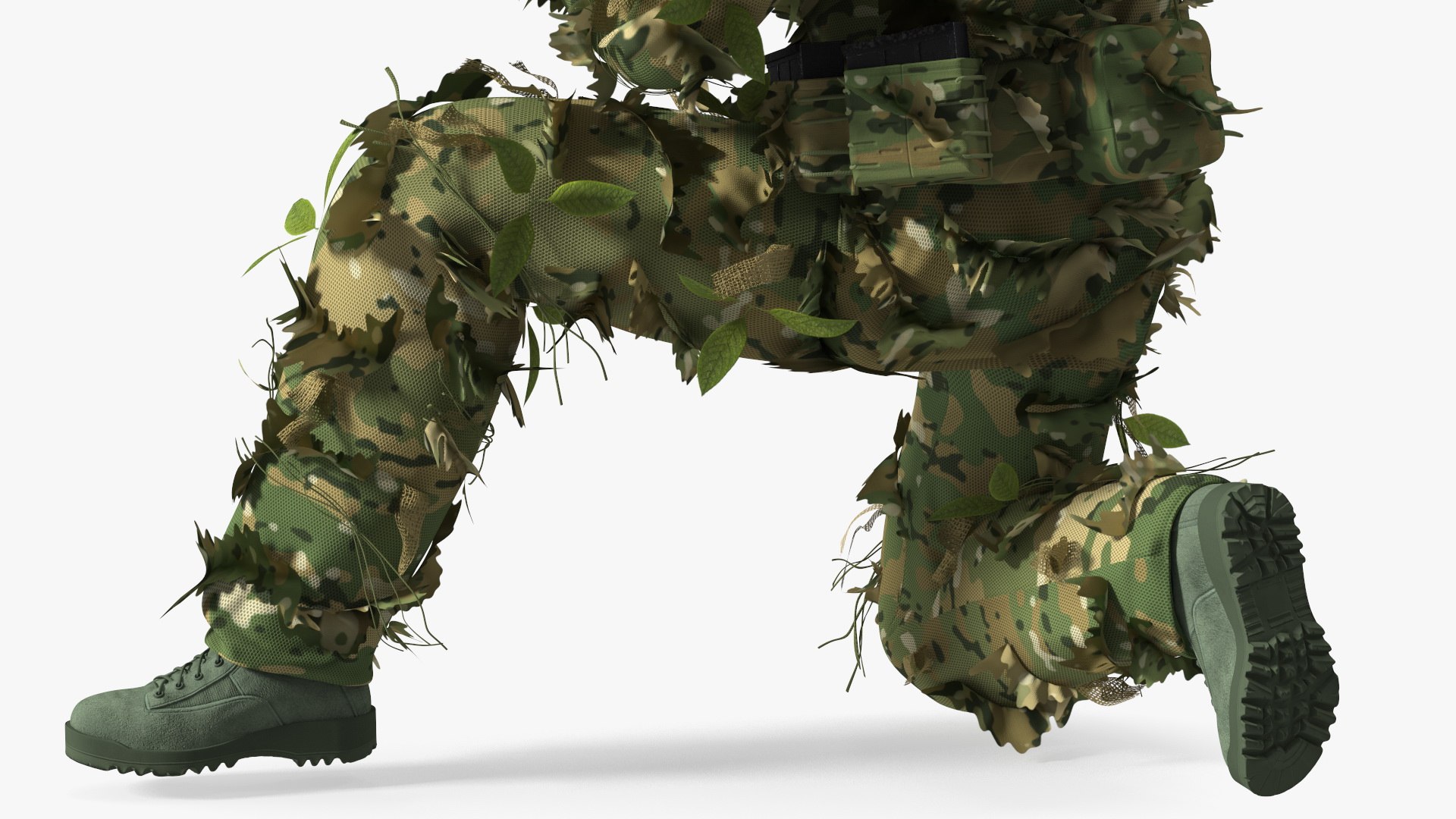 Sniper Kneeling Position 3D - TurboSquid 1989380