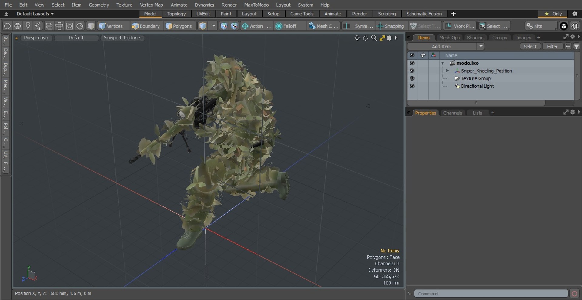 Sniper Kneeling Position 3D - TurboSquid 1989380