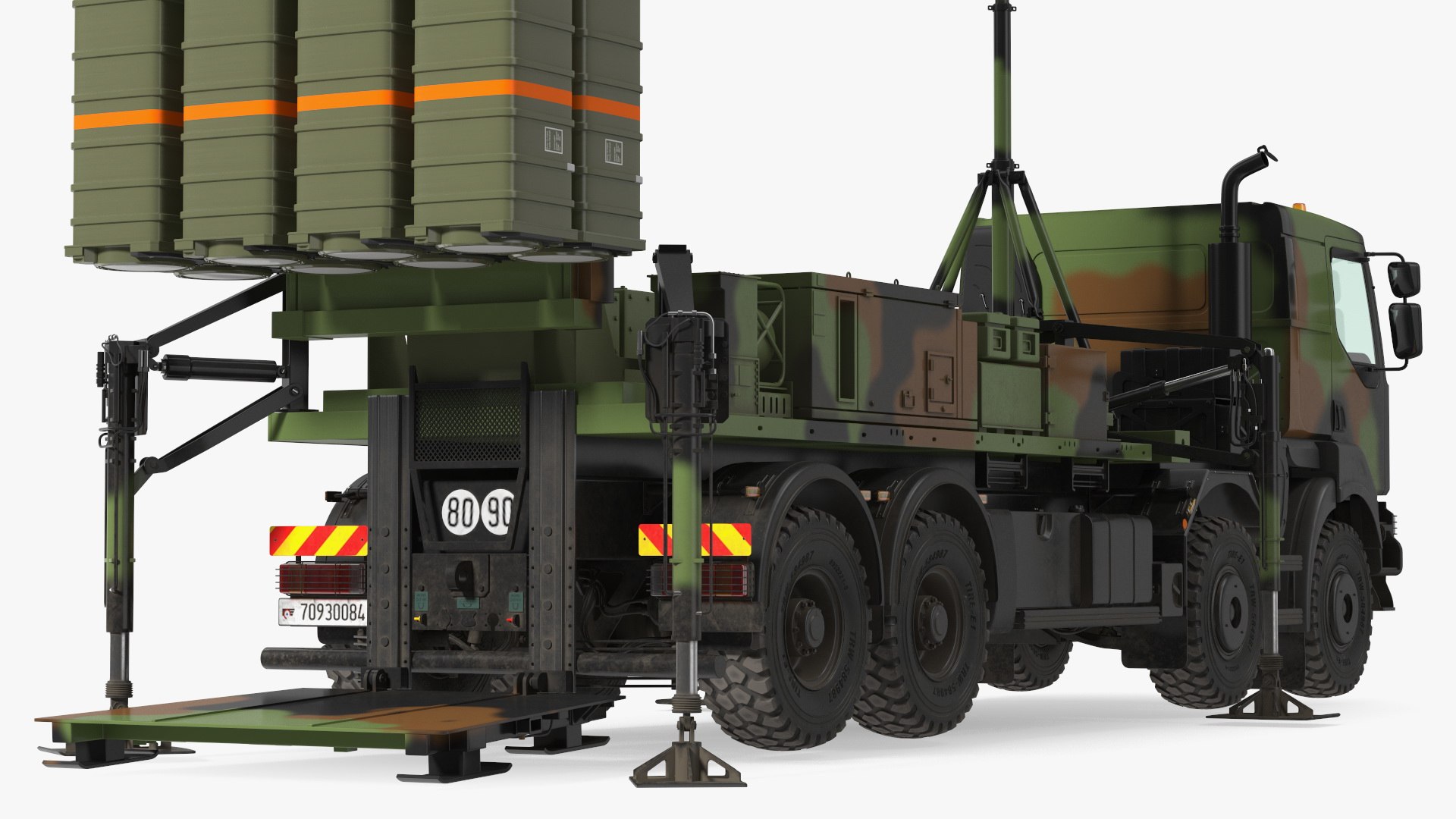 3D SAMP-T Air Defense Missile System Armed Position model - TurboSquid ...