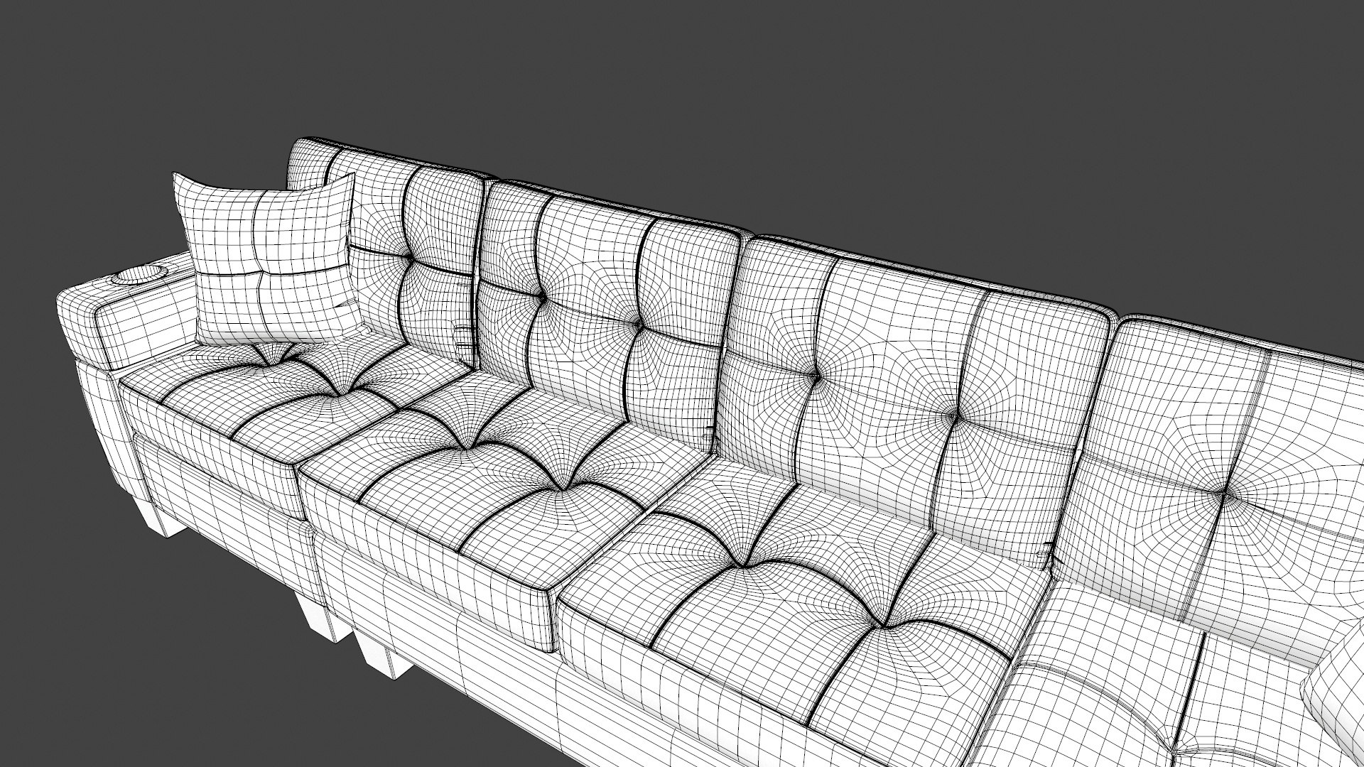 Sofa 3 Seater L Shaped Model - TurboSquid 2002377