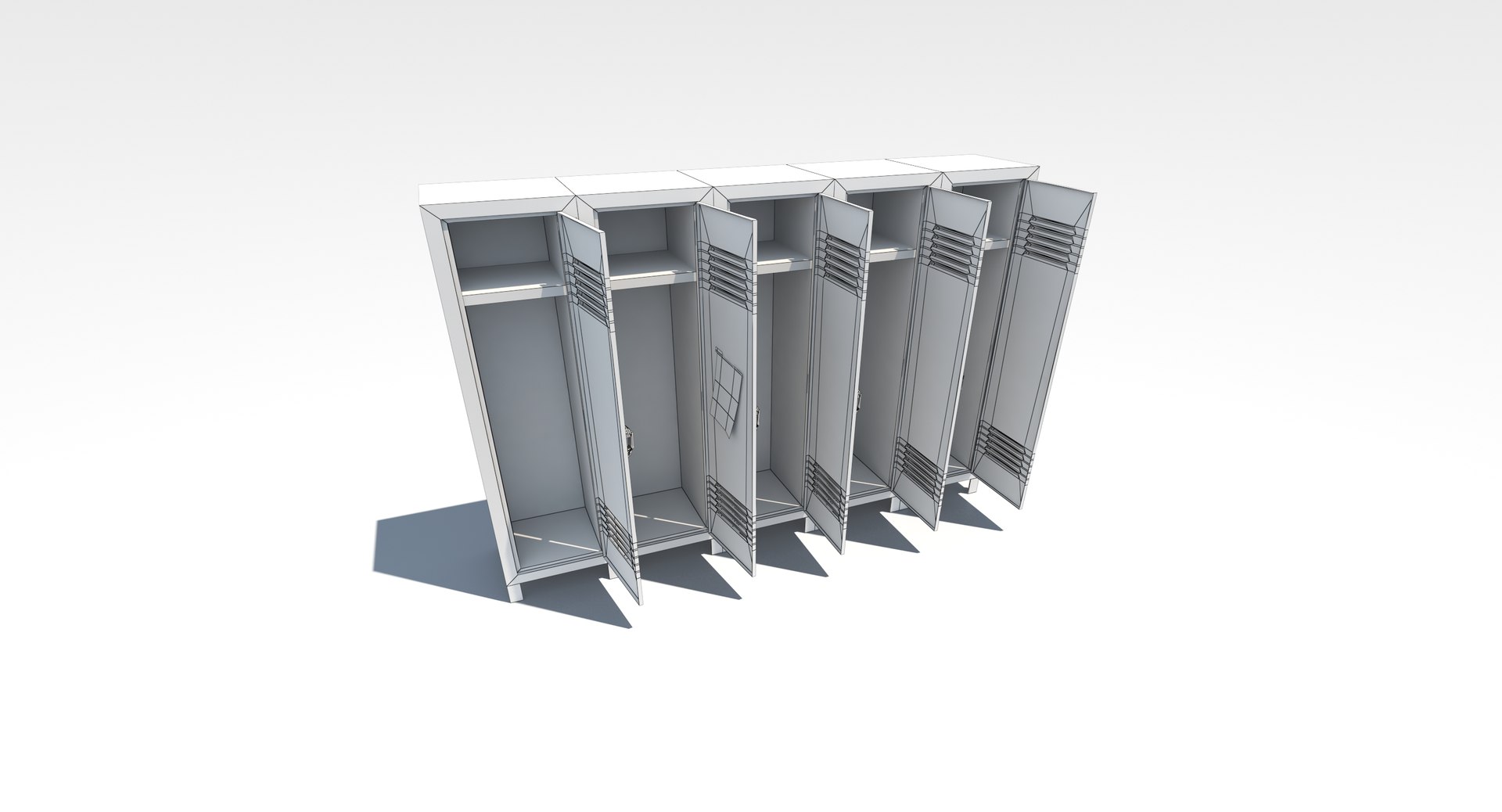 3D Locker Openable Model - TurboSquid 1227873