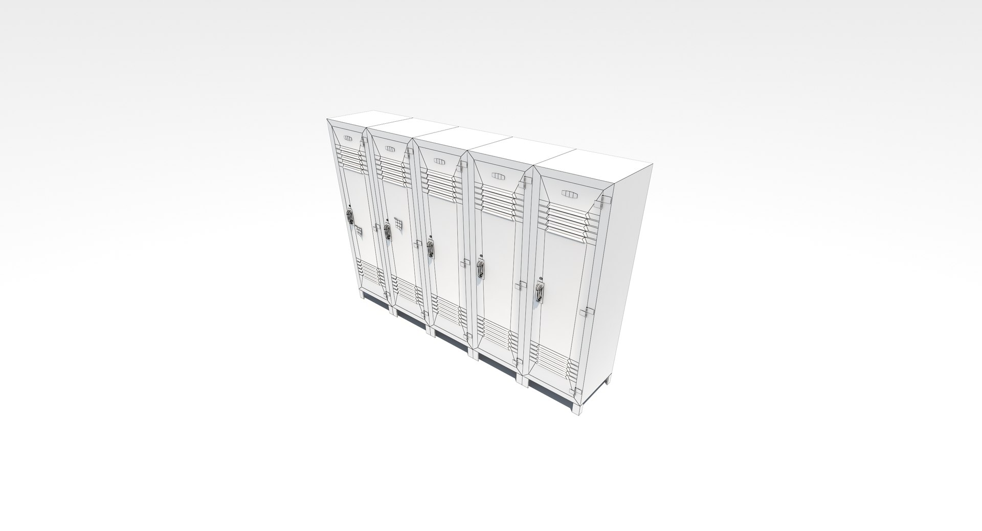 3D Locker Openable Model - TurboSquid 1227873