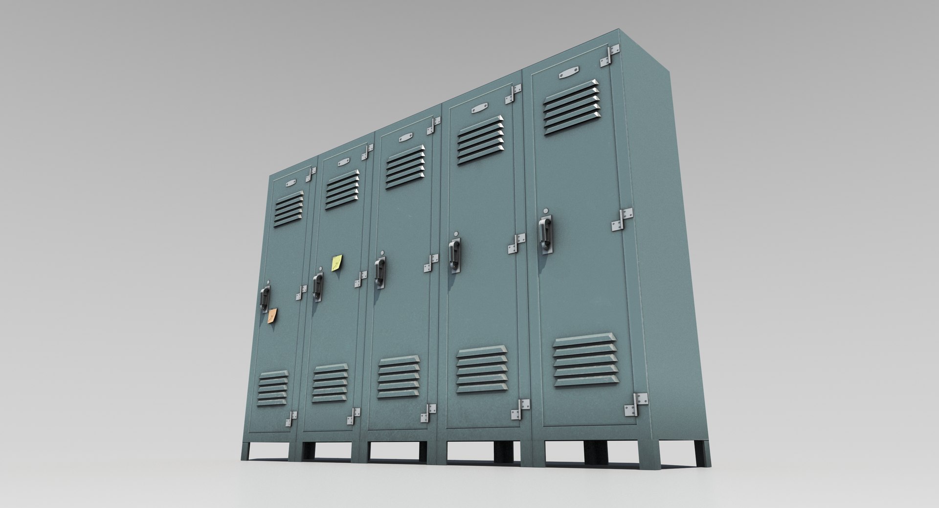 3D Locker Openable Model - TurboSquid 1227873