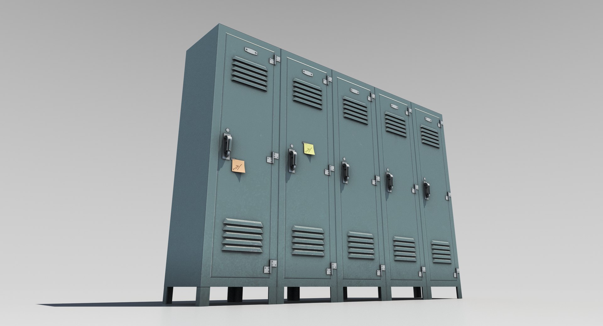 3D Locker Openable Model - TurboSquid 1227873