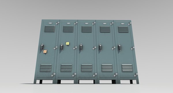 3D locker openable model - TurboSquid 1227873