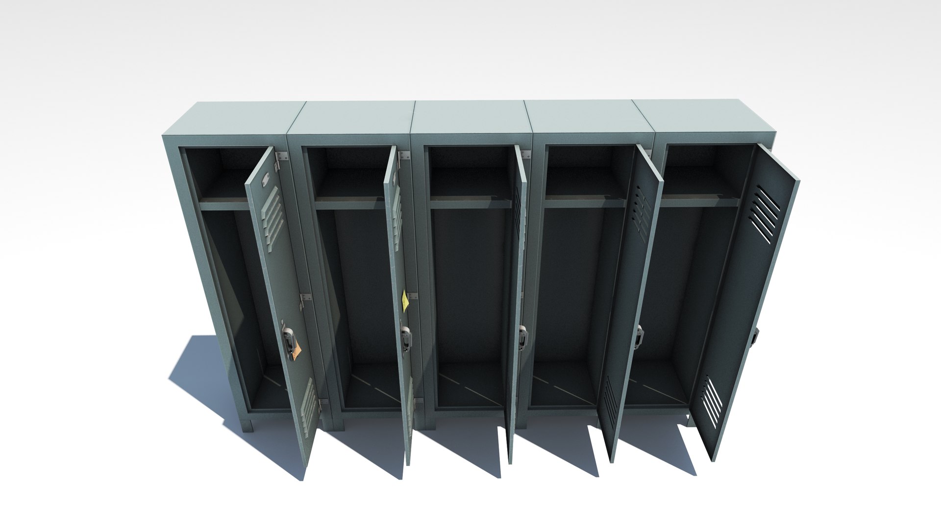 3D Locker Openable Model - TurboSquid 1227873