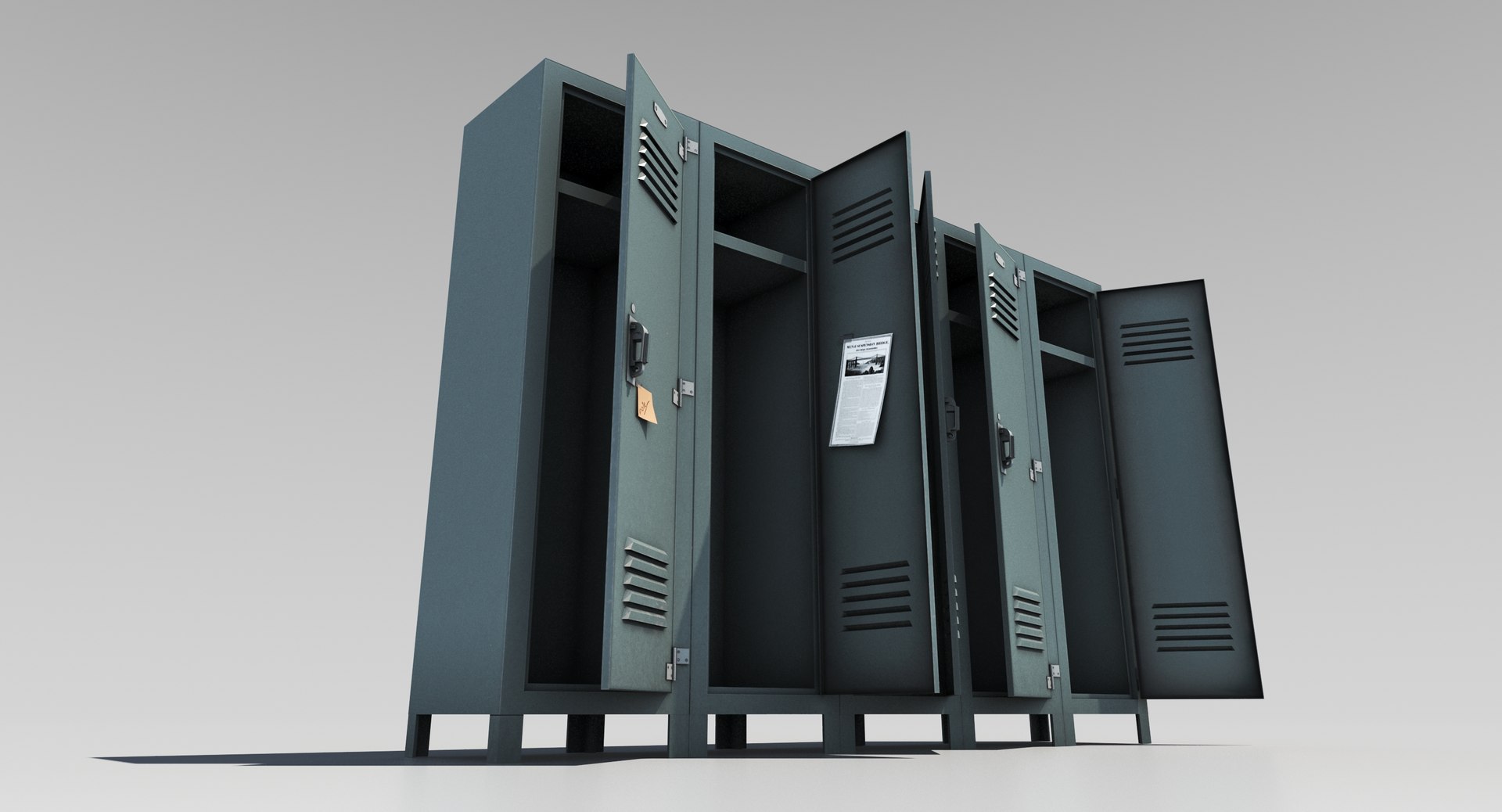 3D Locker Openable Model - TurboSquid 1227873