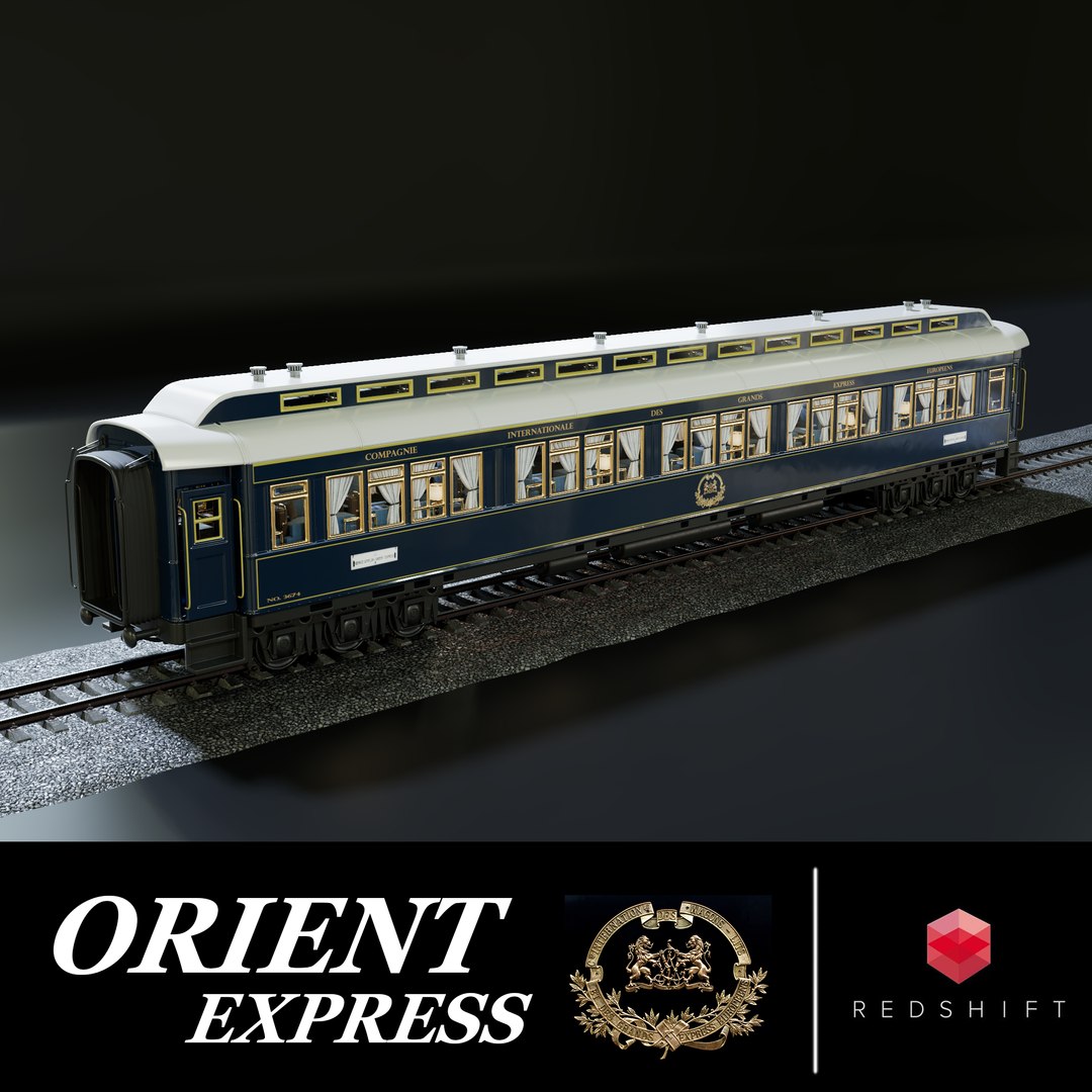 3D Orient Express Train - Passenger Seat Model - TurboSquid 2150833