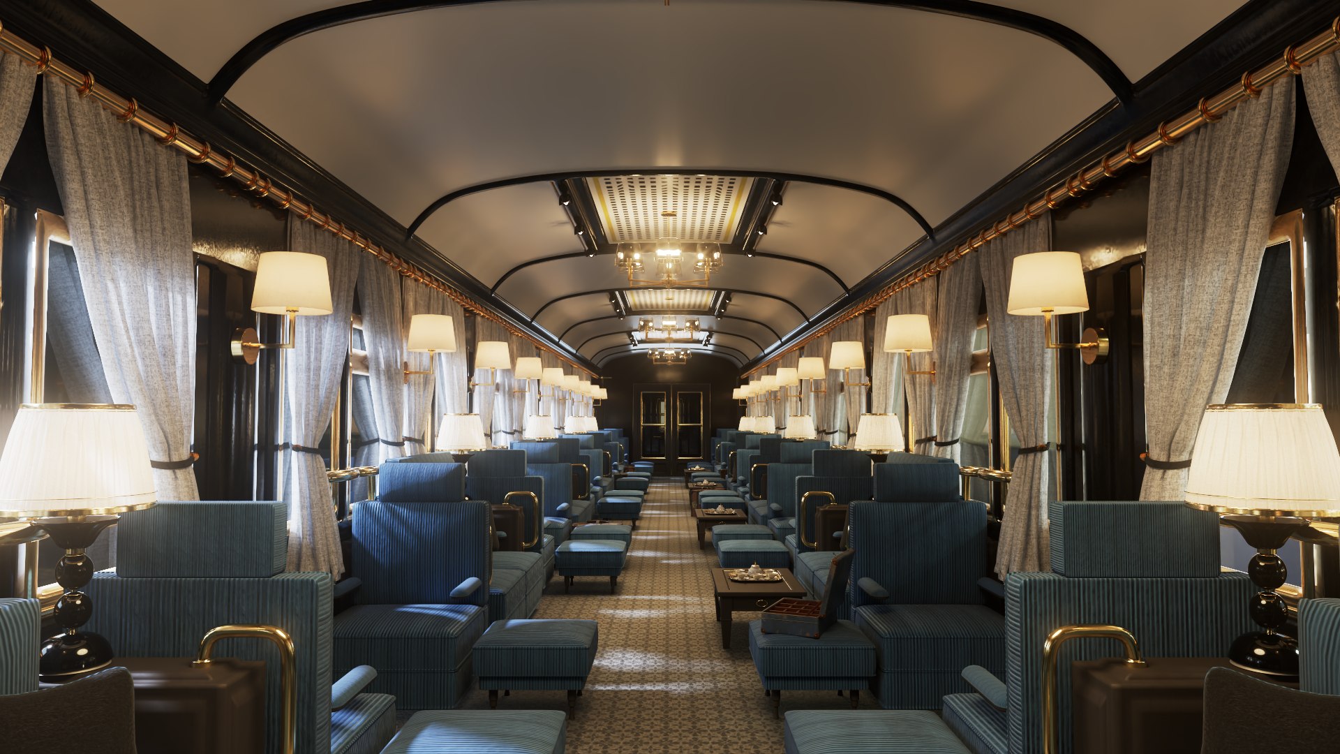 3D Orient Express Train - Passenger Seat Model - TurboSquid 2150833